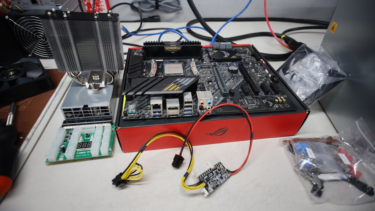Setting up a couple 5950x CPU Mining Rigs... LIVE! Part 1 - Product of ...